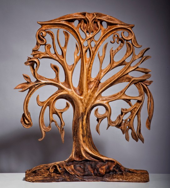 The Carving World of Wood Sculpture | The Lone Girl in a Crowd